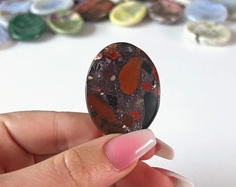 CHOOSE YOUR OWN Red Jasper Conglomerate Freeform Pudding Stone Astral ...