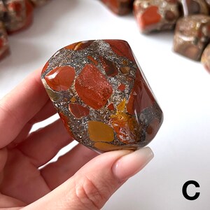 CHOOSE YOUR OWN Red Jasper Conglomerate Freeform Pudding - Etsy