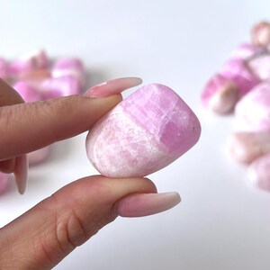 Pink Aragonite Tumbled Stone Heart Healing Calming Self Love Compassion ...
