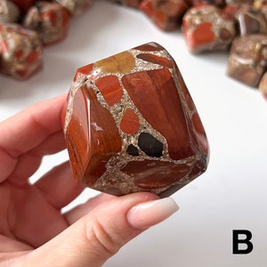 CHOOSE YOUR OWN Red Jasper Conglomerate Freeform Pudding - Etsy