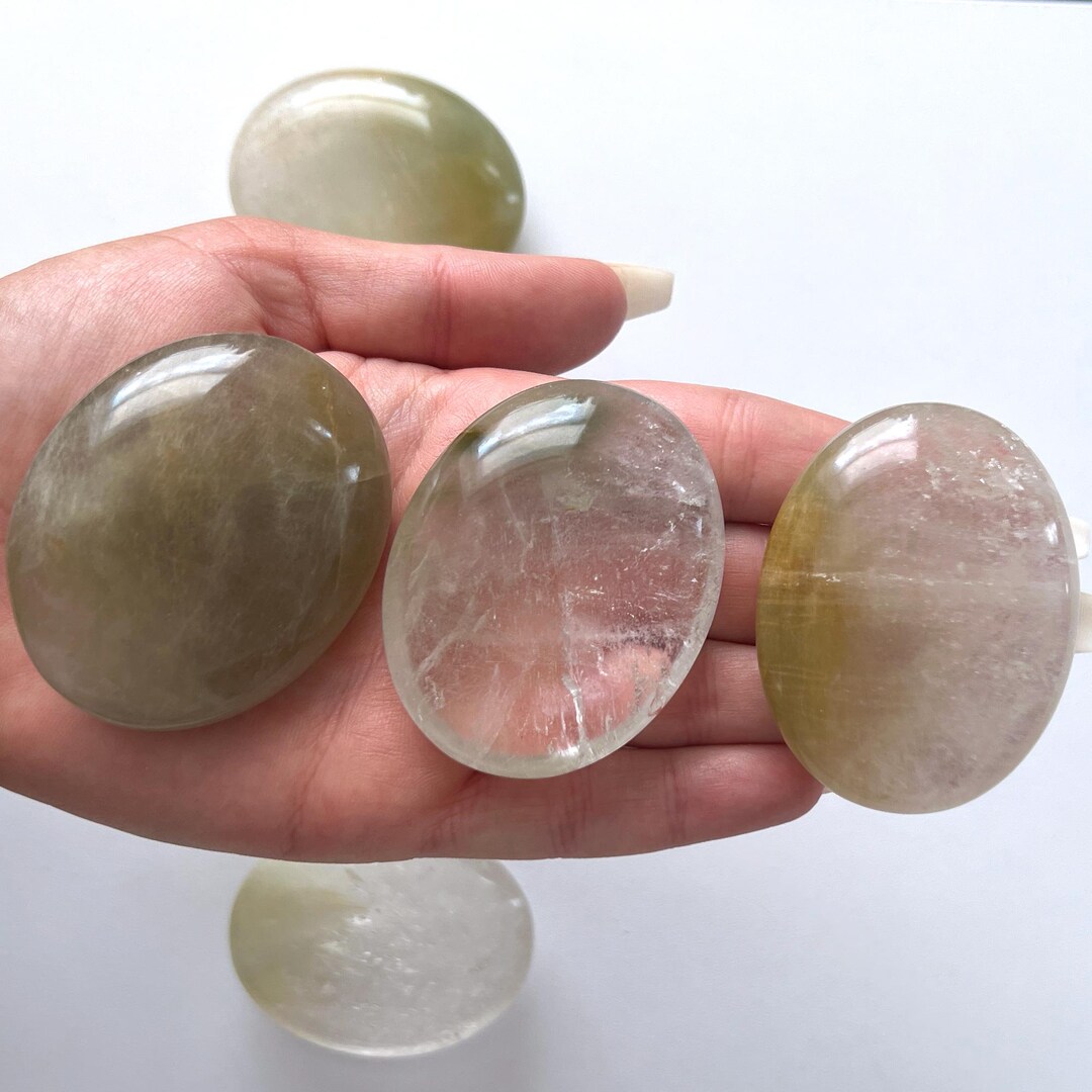 CHOOSE YOUR OWN Unique Green Chlorite Quartz Palm Stone Powerful ...