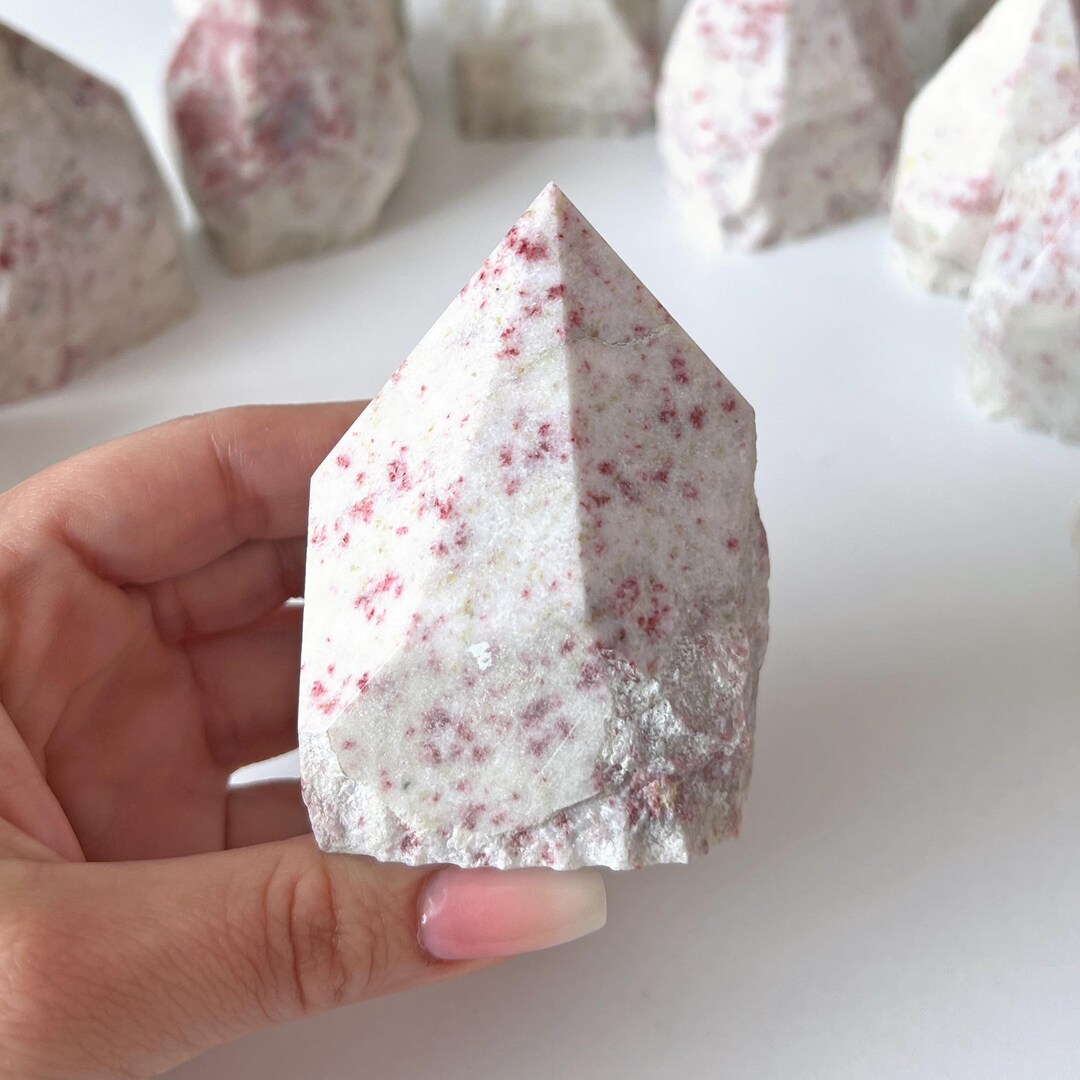 Cinnabrite Top Polished Point Merchants Stone Abundance Success Stone ...