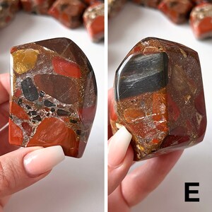 CHOOSE YOUR OWN Red Jasper Conglomerate Freeform Pudding - Etsy