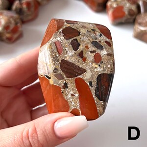 CHOOSE YOUR OWN Red Jasper Conglomerate Freeform Pudding - Etsy