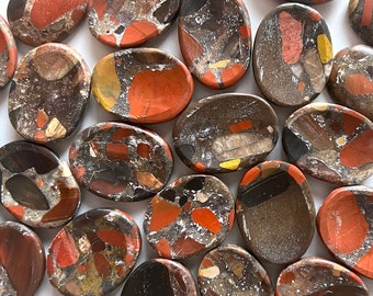 CHOOSE YOUR OWN Red Jasper Conglomerate Freeform Pudding Stone Astral ...