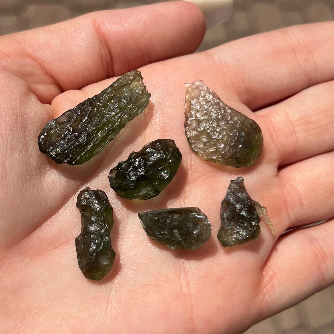 AUTHENTIC Moldavite Specimen From Czech Republic Powerful ...