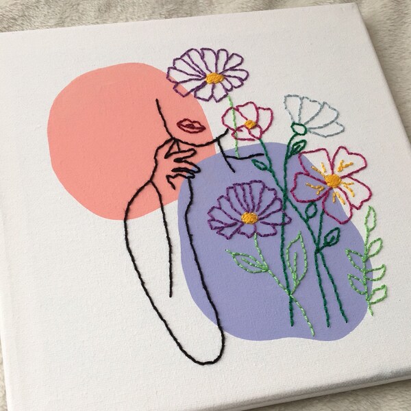 Canvas Embroidery - Etsy