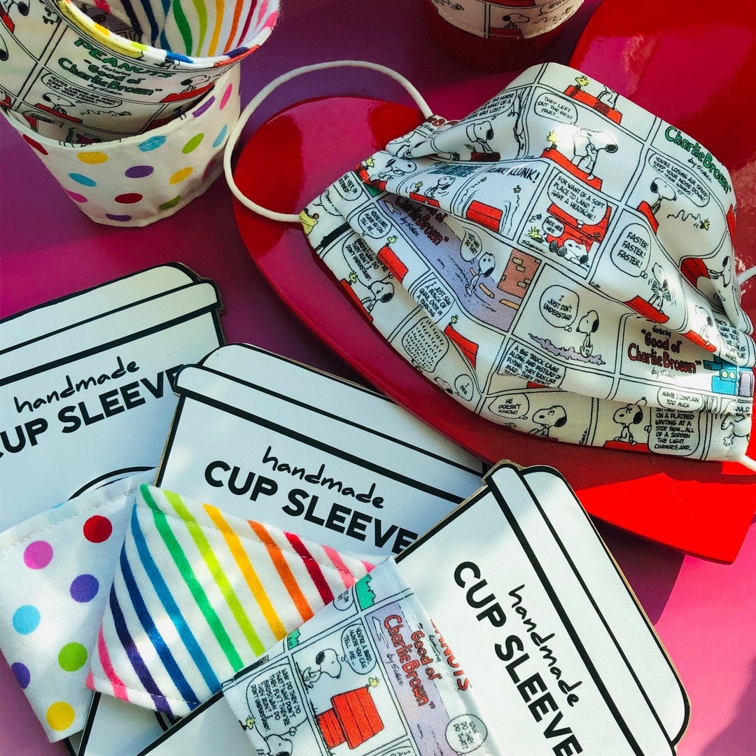 Super Cute Snoopy Face Mask, Peanuts Face Mask, Face Mask, Cotton Face ...