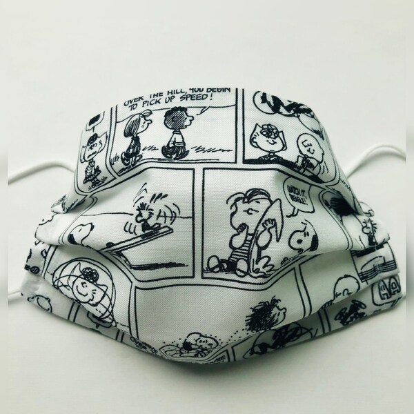 Peanuts Face Mask - Etsy