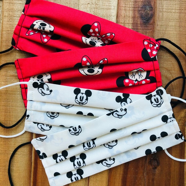 Minnie Mouse Face Mask - Etsy