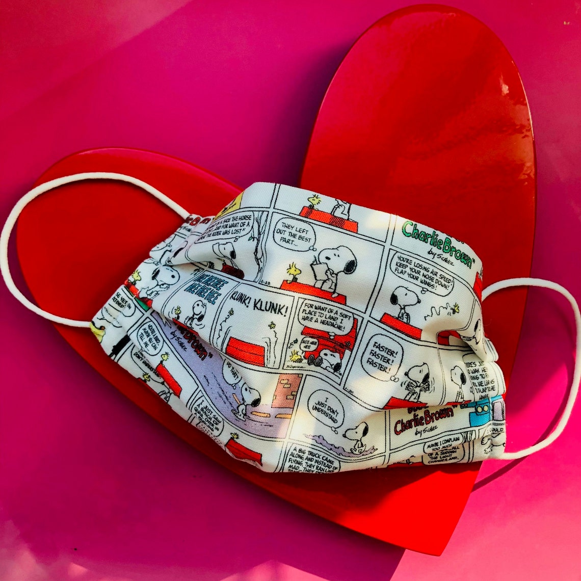 Super Cute Snoopy Face Mask, Peanuts Face Mask, Face Mask, Cotton Face ...