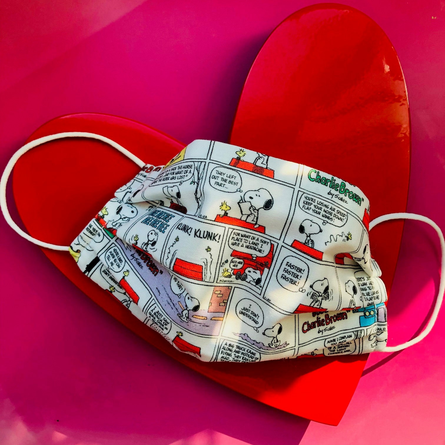 Super Cute Snoopy Face Mask, Peanuts Face Mask, Face Mask, Cotton Face ...