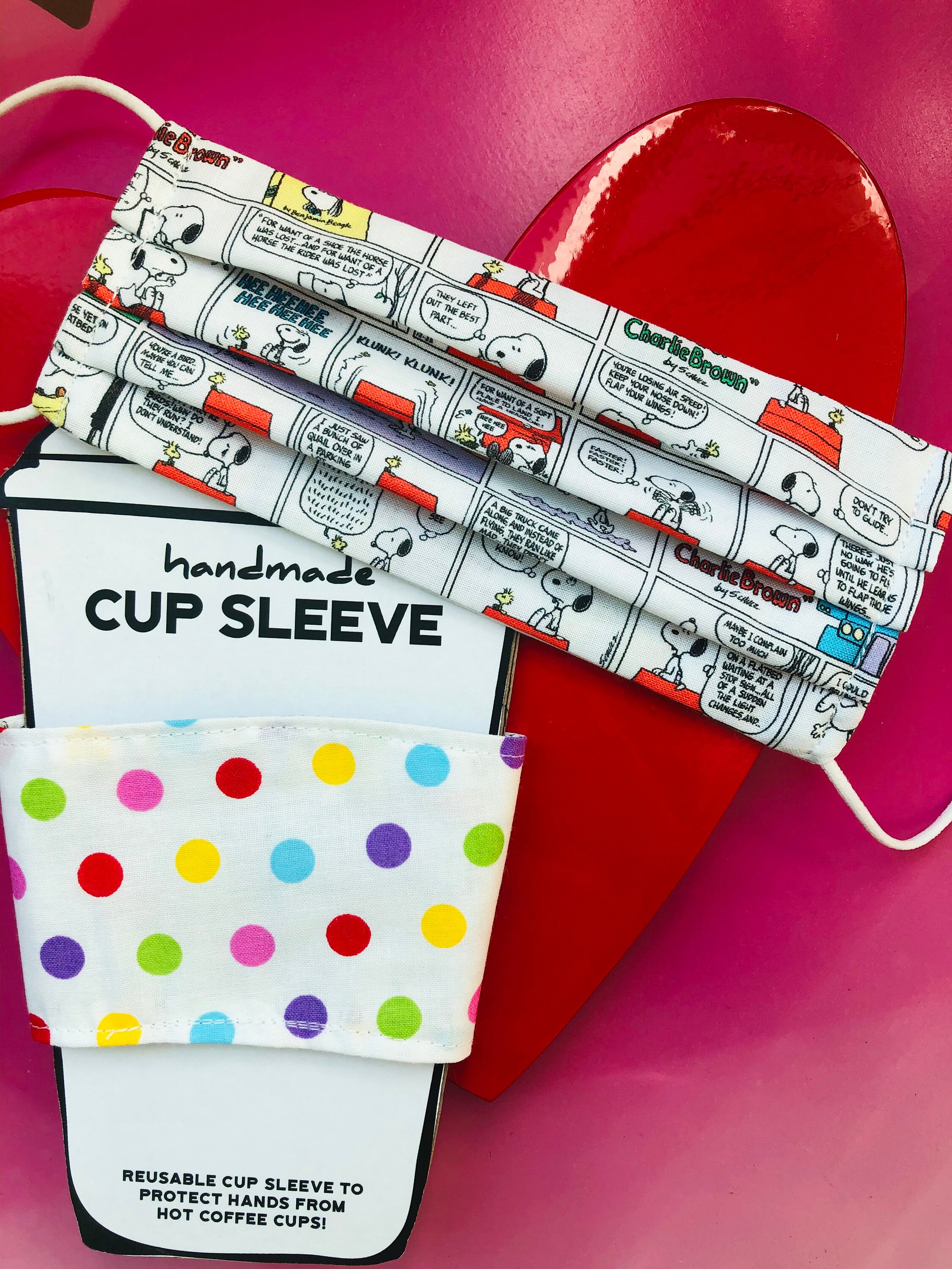 Super Cute Snoopy Face Mask, Peanuts Face Mask, Face Mask, Cotton Face ...