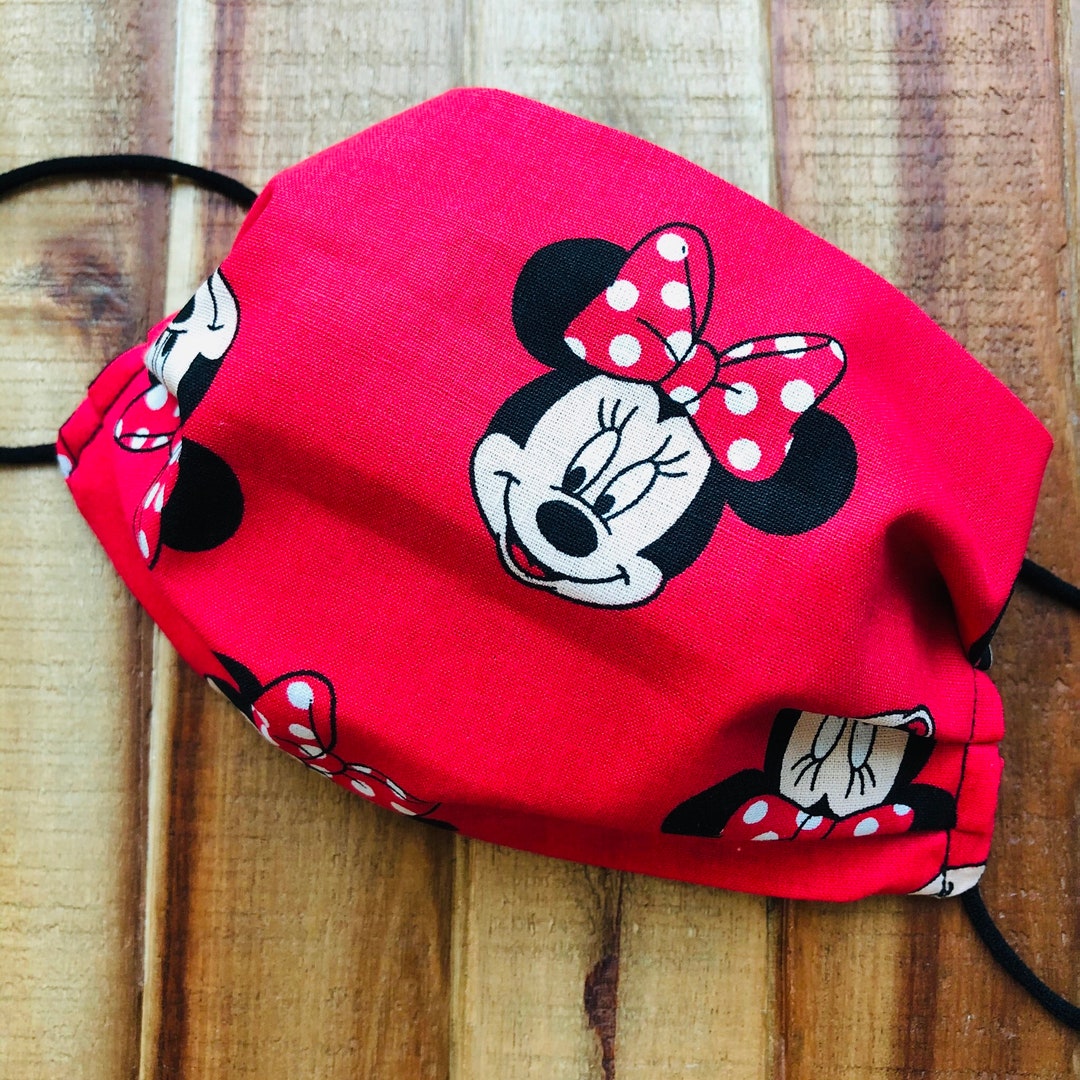 Mickey Mouse Face Mask, Minnie Mouse, Disney Face Mask Adults/ Kids ...