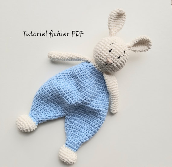 Tutoriel Crochet Doudou Plat Lapin Patron Crochet Doudou - Etsy