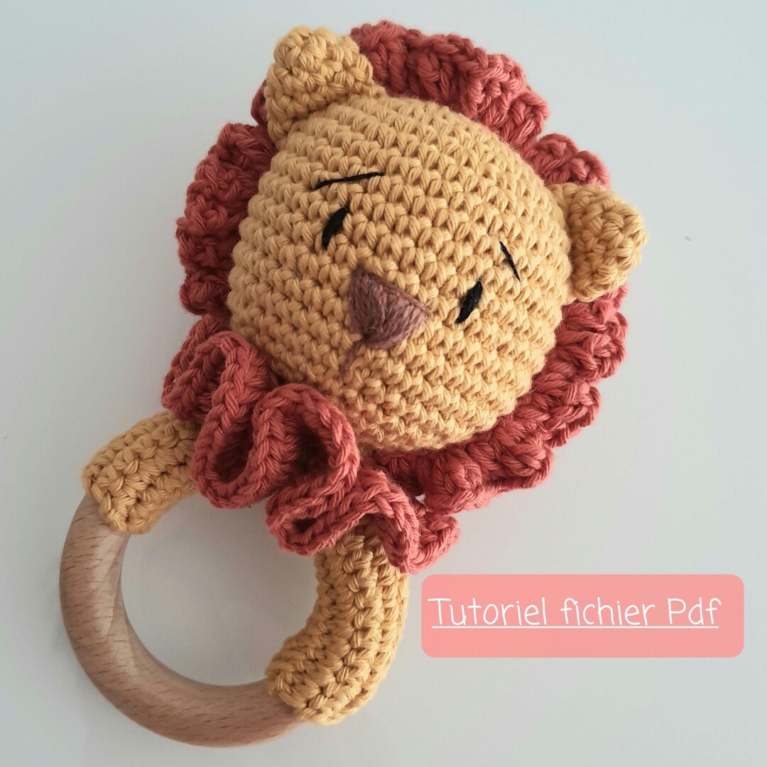Lion Rattle Tutorial, DIY Crochet Tutorial, Lion Cuddly Toy Crochet ...