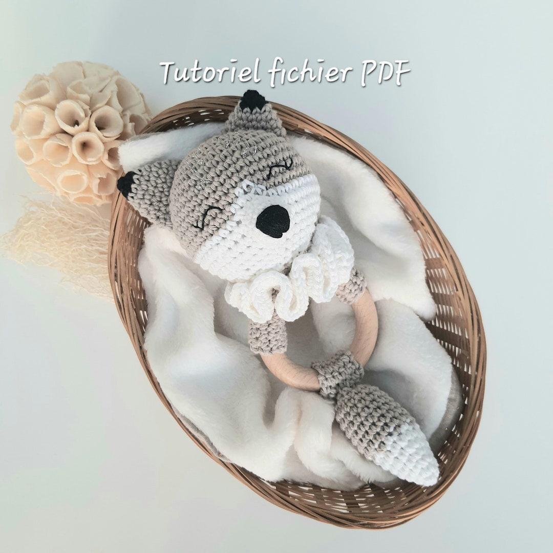 Wolf Rattle Crochet Tutorial, Wolf Cuddly Toy Crochet Pattern - Etsy
