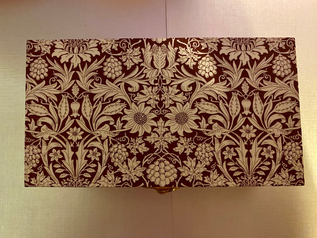 William Morris Print mortimer for This Desk Box - Etsy