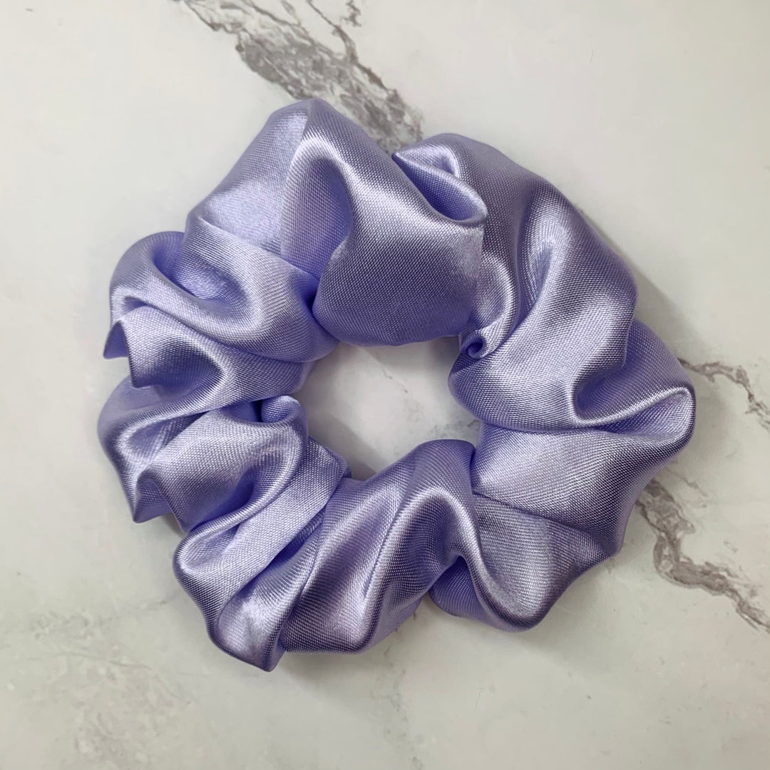 Lilac Silk Scrunchie - Etsy
