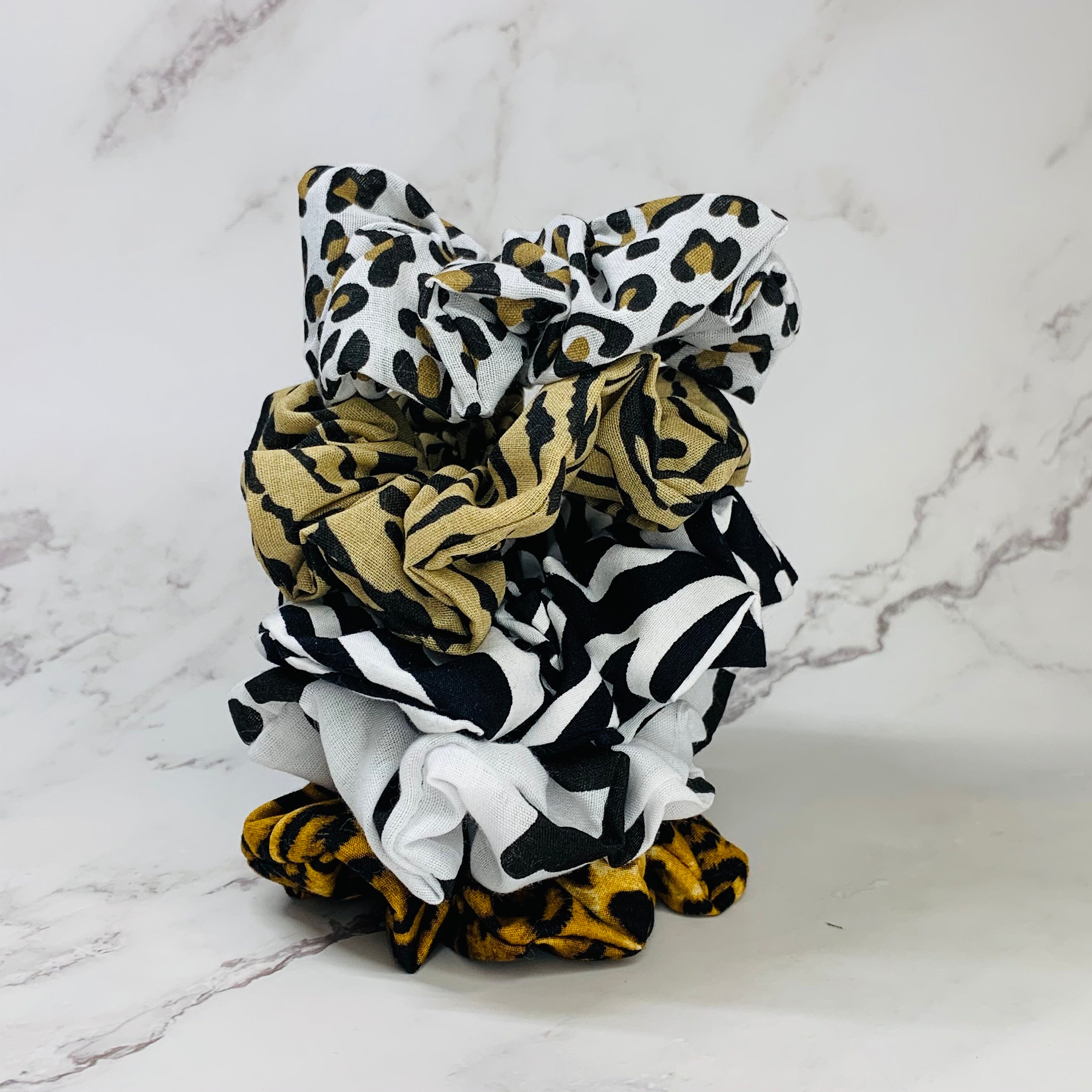 Animal Print Scrunchies Bundle | Etsy