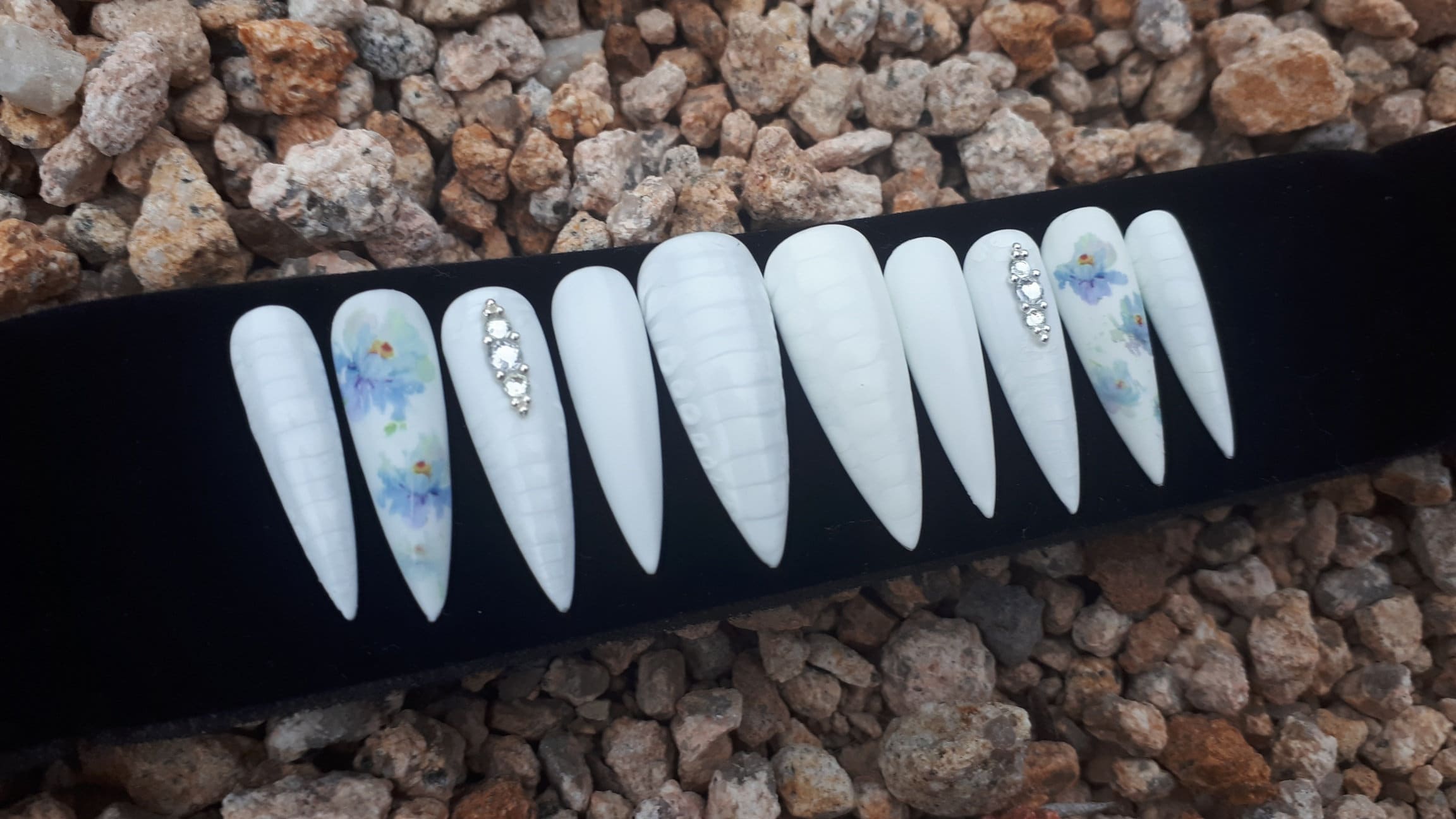 Press on nail custom nails fake nails hand made luxury acrylic | Etsy