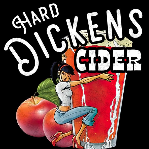 Dickens Cider Sticker Etsy