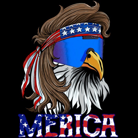 Merica Eagle Mullet With Pit Vipers - Etsy