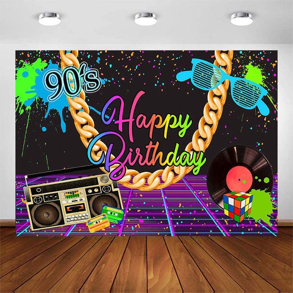 90’s Themed Backdrop Freaknik - Etsy