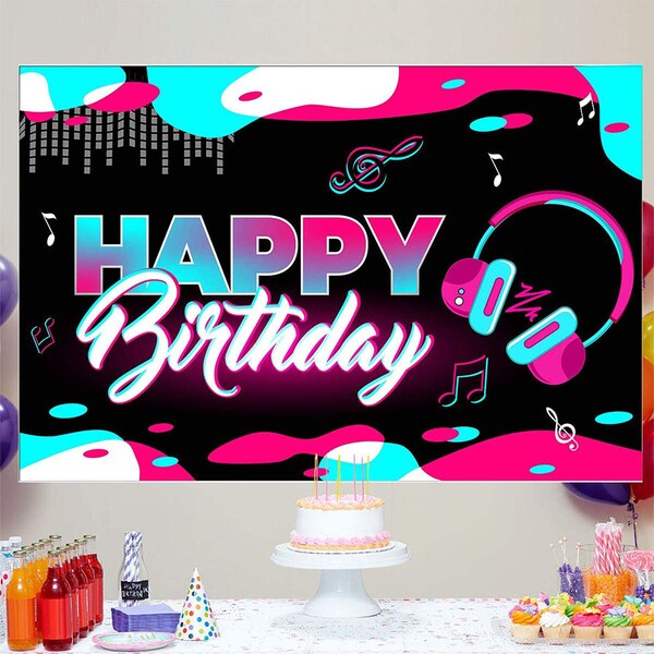 Tik Tok Backdrop - Etsy