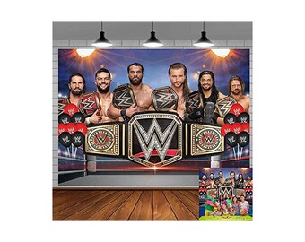 Wwe Party Decor | Etsy