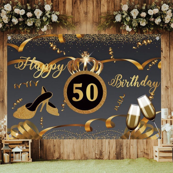 50th Birthday Frame - Etsy