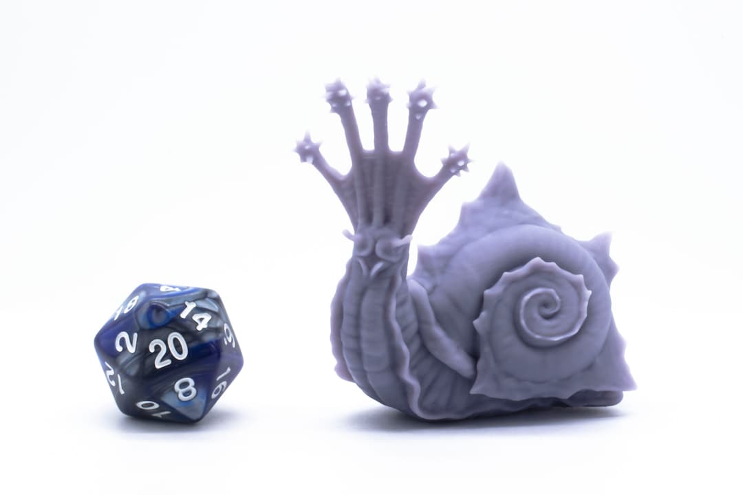 Aquatic Flail Snail - Miniature - Tabletop - Collectable - Figure - RPG ...