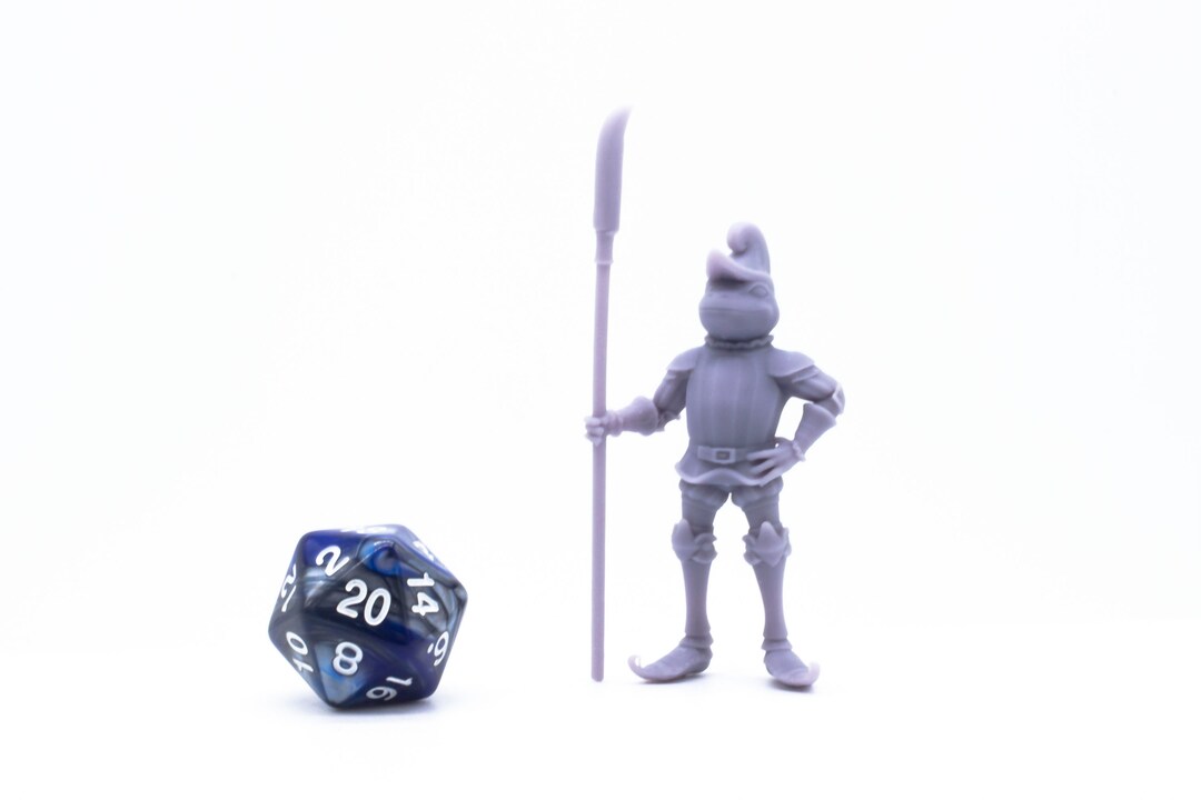 Bullywug Knight - Miniature - Tabletop - Collectable - Figure - RPG - Etsy