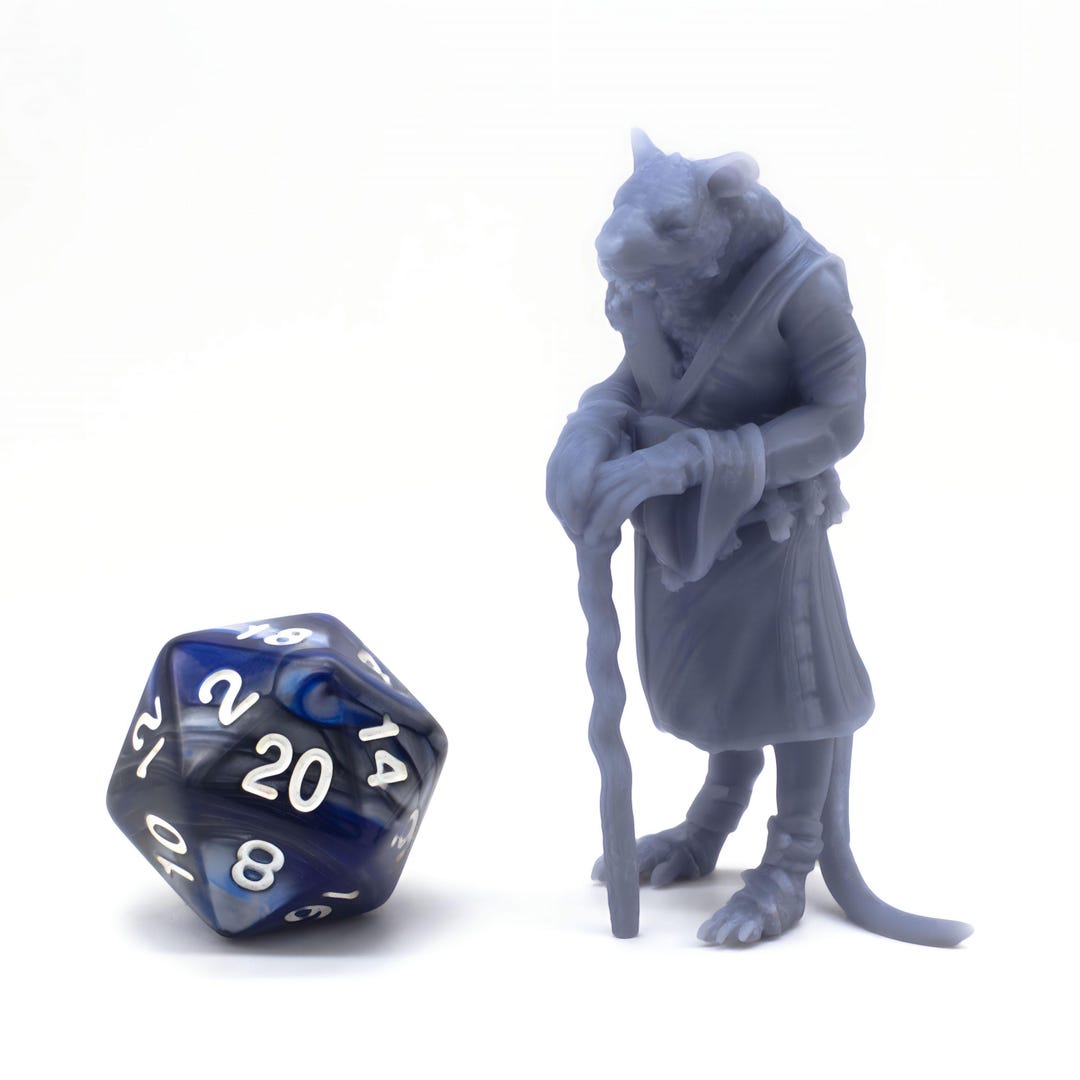 Ratfolk Monk - Miniature - Tabletop - Collectable - Etsy