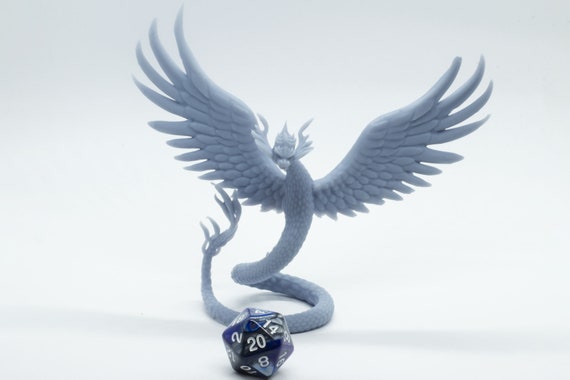 Gigantic Couatl Miniature DND Tabletop | Etsy