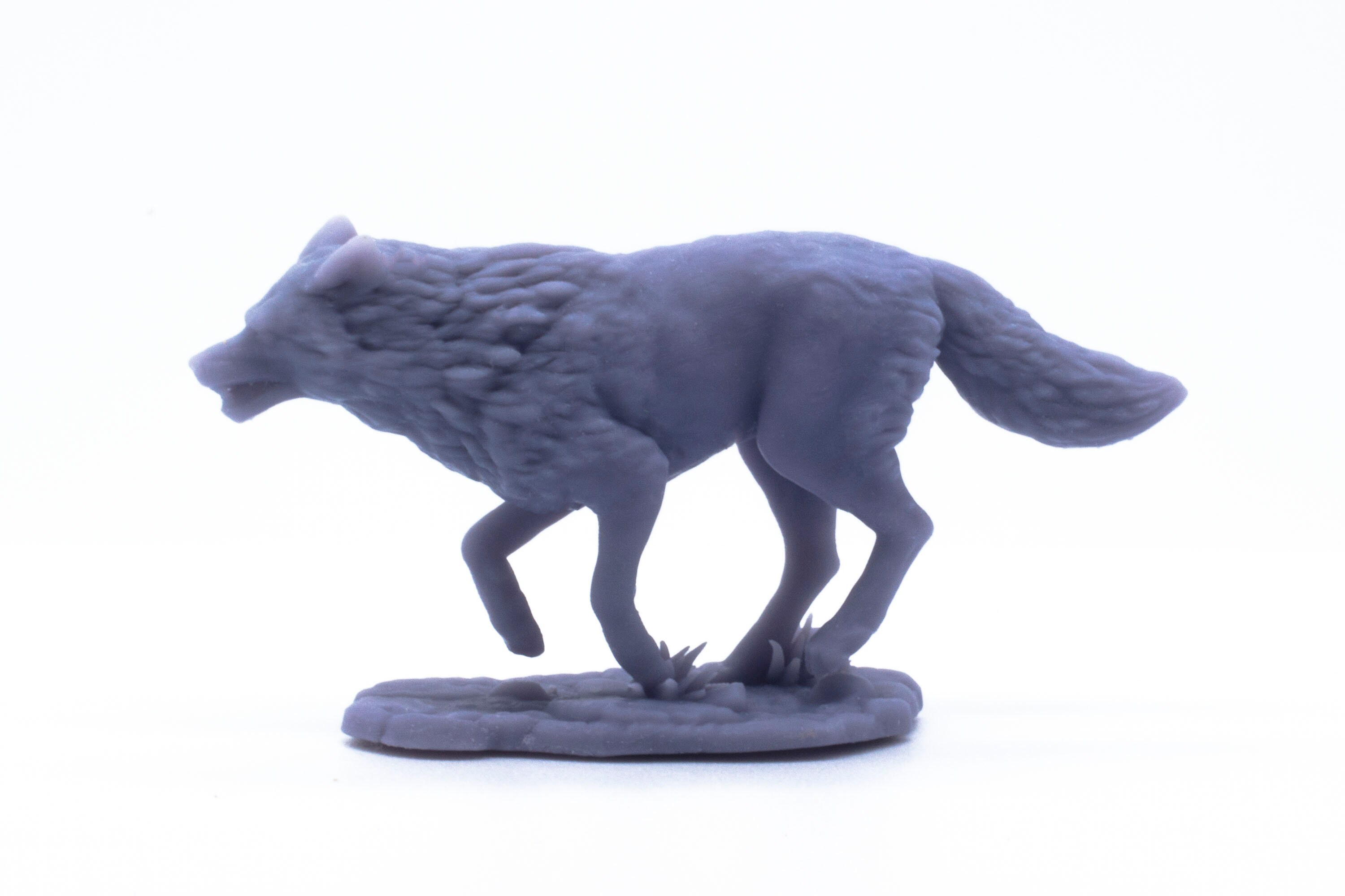 Sprinting Wolf - Miniature - DND - Tabletop - Etsy