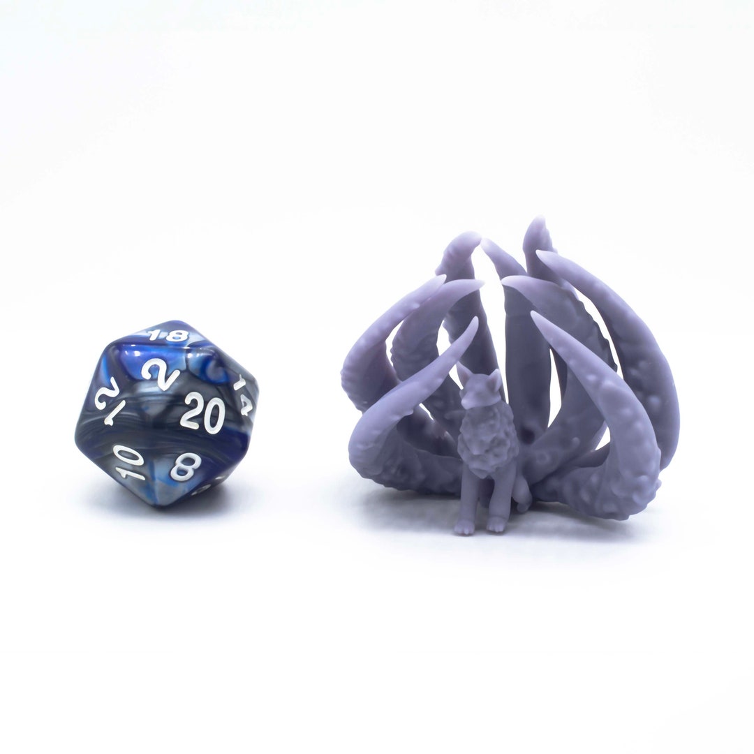 Nine Tailed Fox - Miniature - DND - Tabletop - Etsy