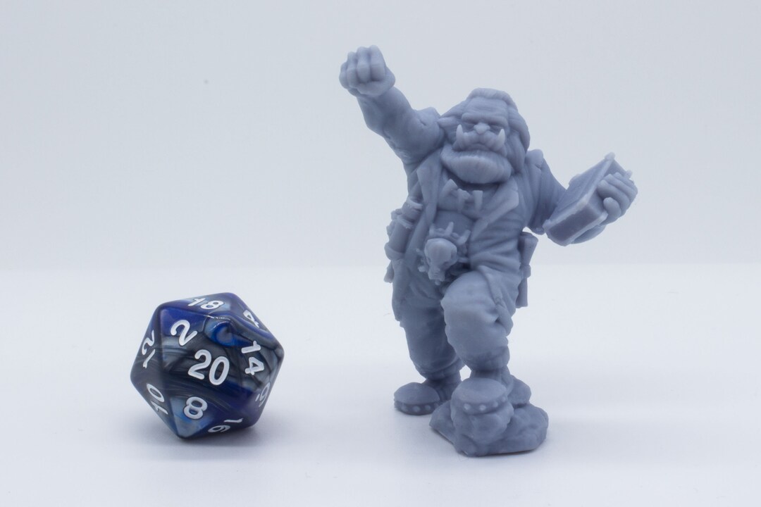 Ork Wizard - Miniature - DND - Tabletop - Etsy