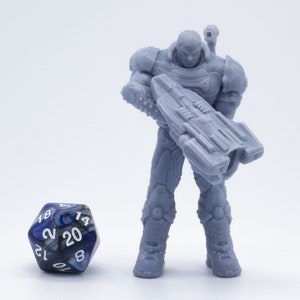 Doom Guy With BFG - Miniature - Tabletop - Collectable - Etsy