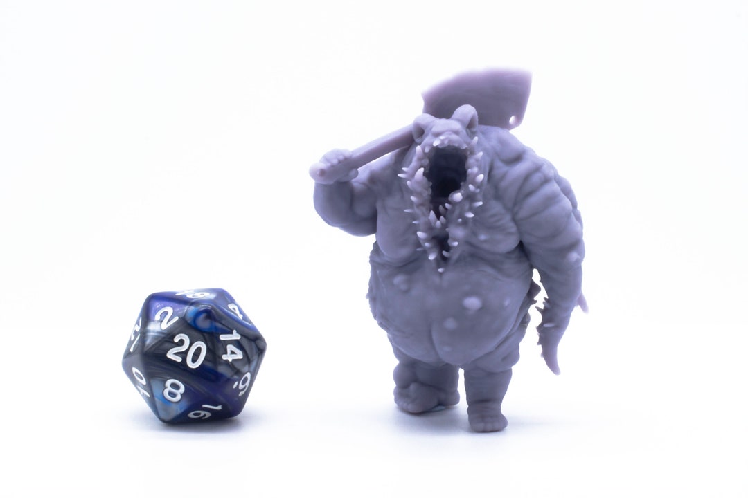 Gluttony Demon - Miniature - Tabletop - Collectable - Figure - RPG - Etsy