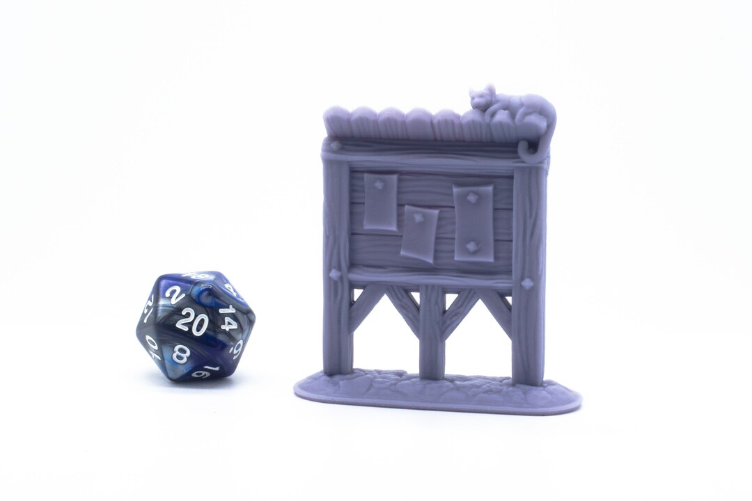 Notice Board - Miniature - Tabletop - Collectable - Figure - RPG - Etsy