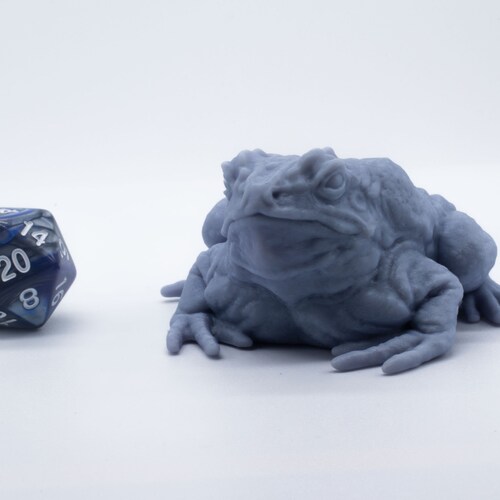 Giant Toad 3D Printed Resin Miniature Tabletop Role Playing - Etsy