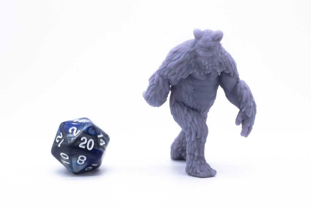 Yeti - Miniature - Tabletop - Collectable - Figure - RPG - Etsy