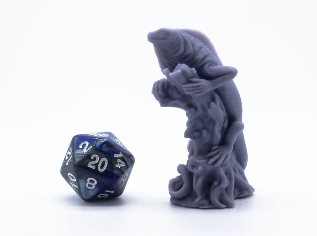 Gecko - Miniature - DND - Tabletop - Collectable - Etsy