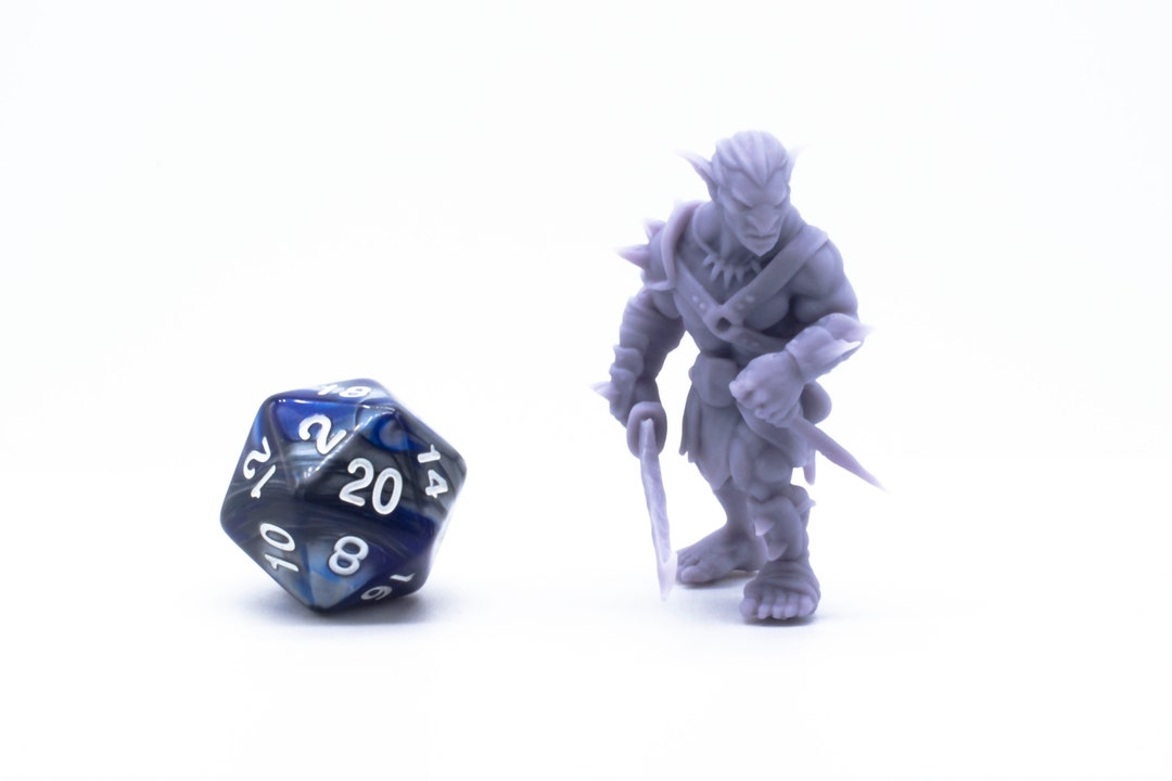 Goblin Rogue - Miniature - Tabletop - Collectable - Figure - RPG - Etsy