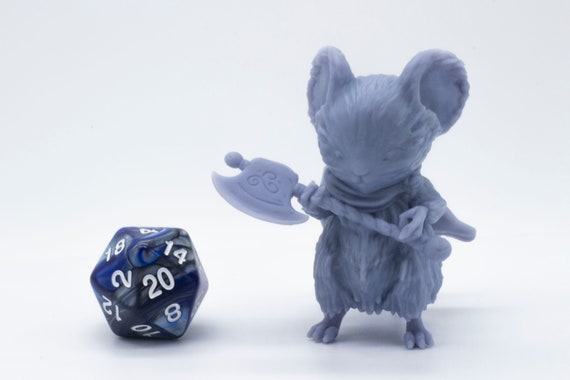 Guardian Mice the Axe Mouse Miniature Tabletop - Etsy