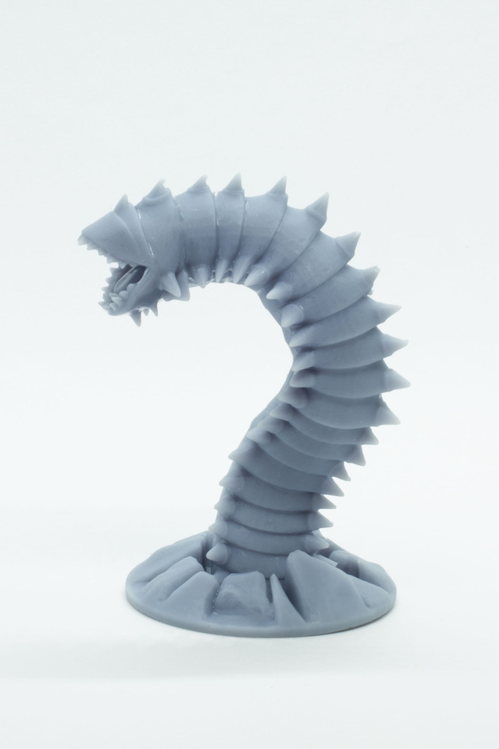 Purple Worm Giant Worm Miniature DND Tabletop | Etsy