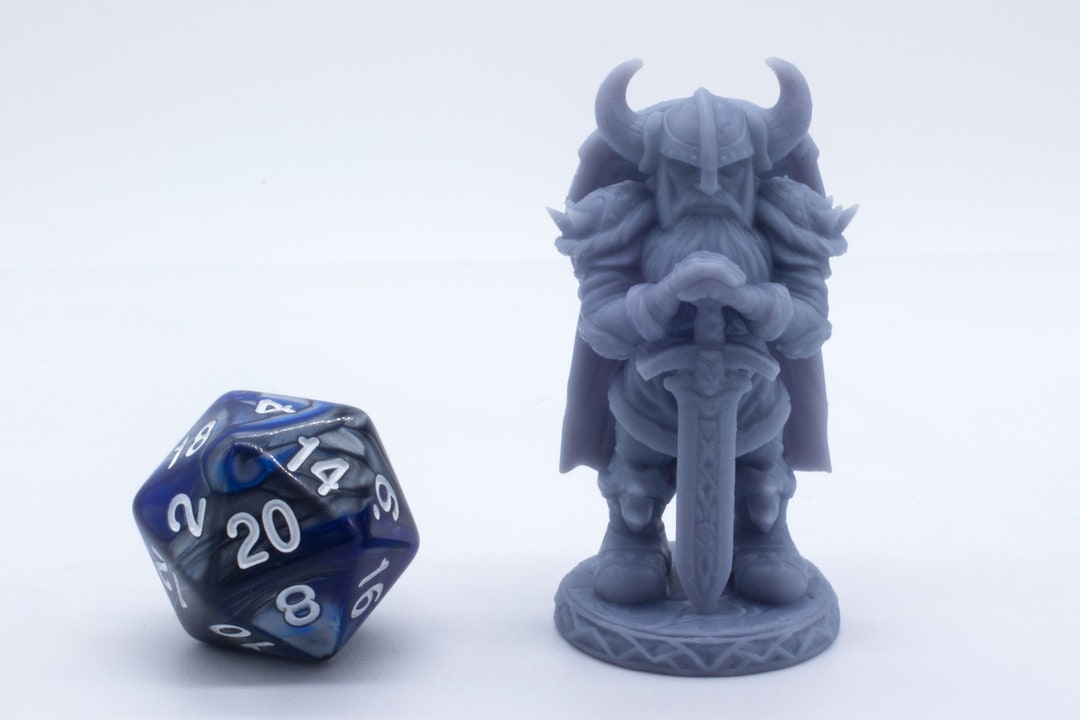 Stout Dwarf Fighter - Miniature - DND - Tabletop - Etsy