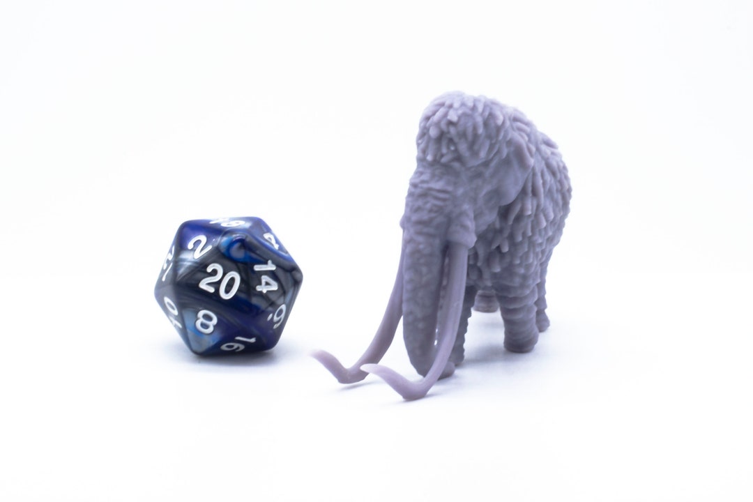 Woolly Mammoth - Miniature - Tabletop - Collectable - Figure - RPG - Etsy