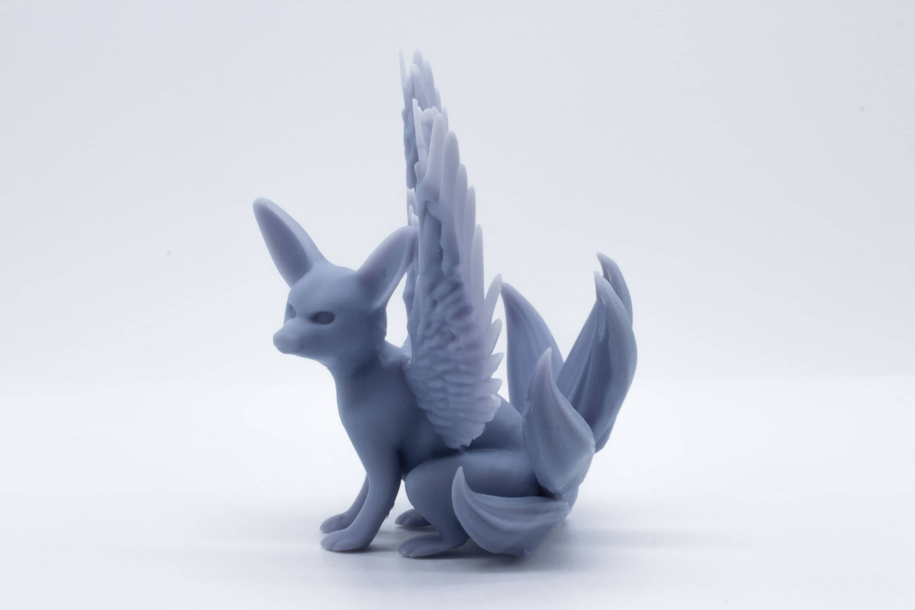 Fire Imbued Fennec Fox Miniature DND Tabletop | Etsy